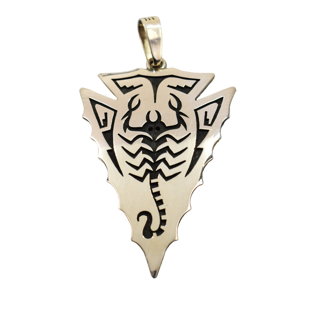 Overlay Arrowhead with Scorpion Pendant – Museum of Northern Arizona Shop