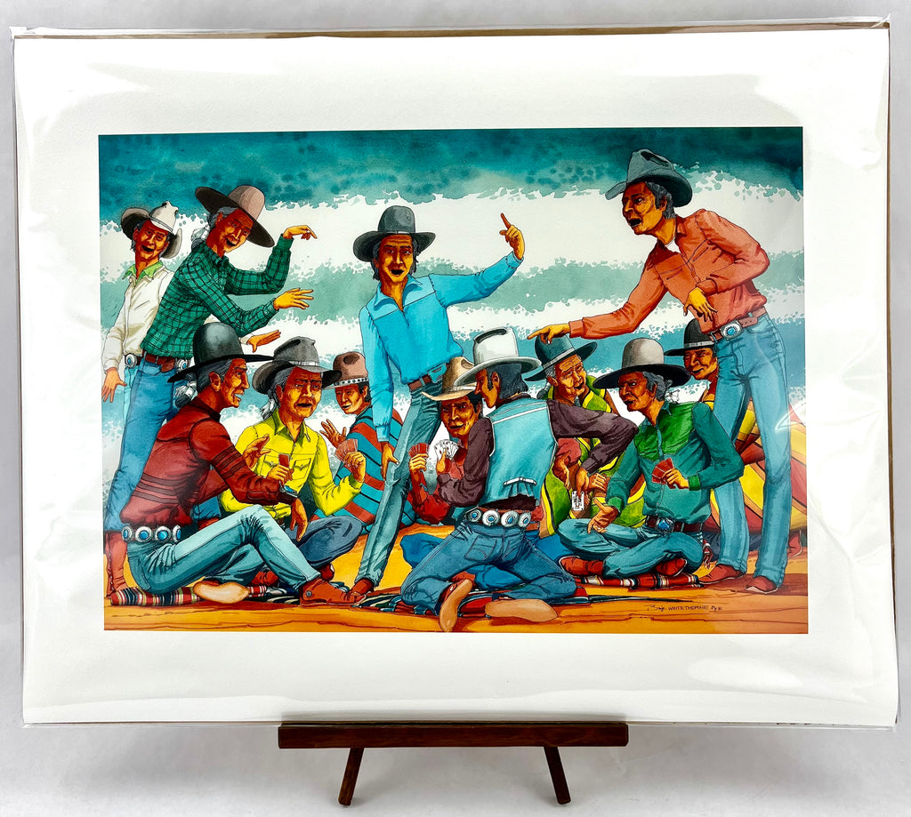 "Navajo 10" Print by Baje Whitethorne, Sr. – Museum of Northern Arizona ...